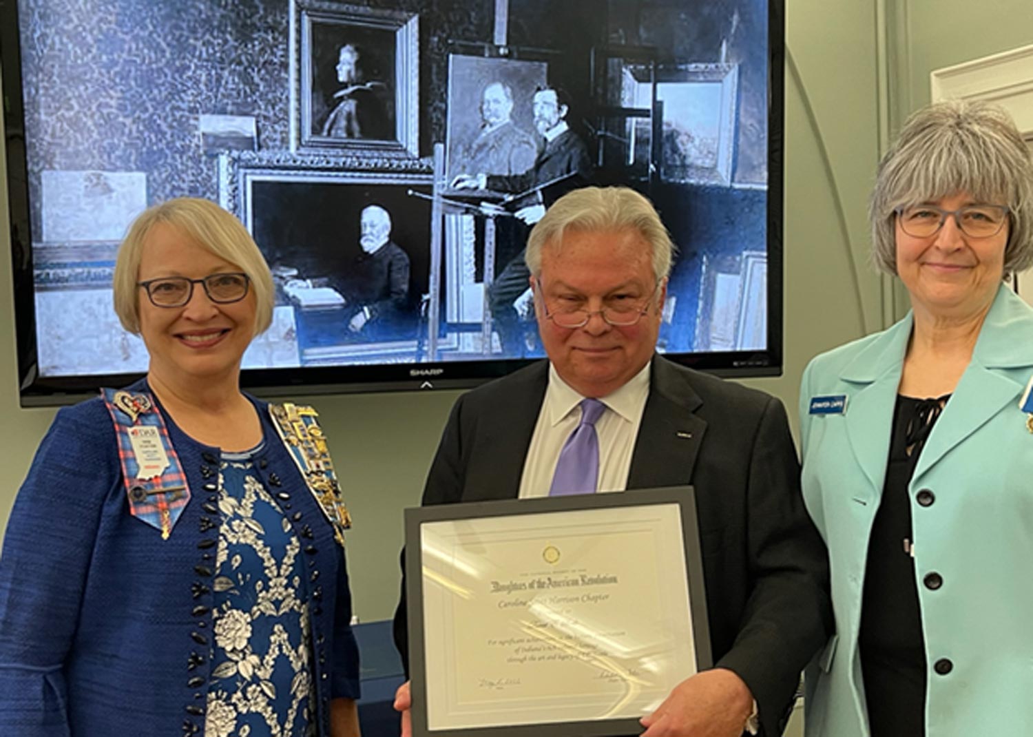 David Steele Presents to Daughters of the American Revolution – Friends ...